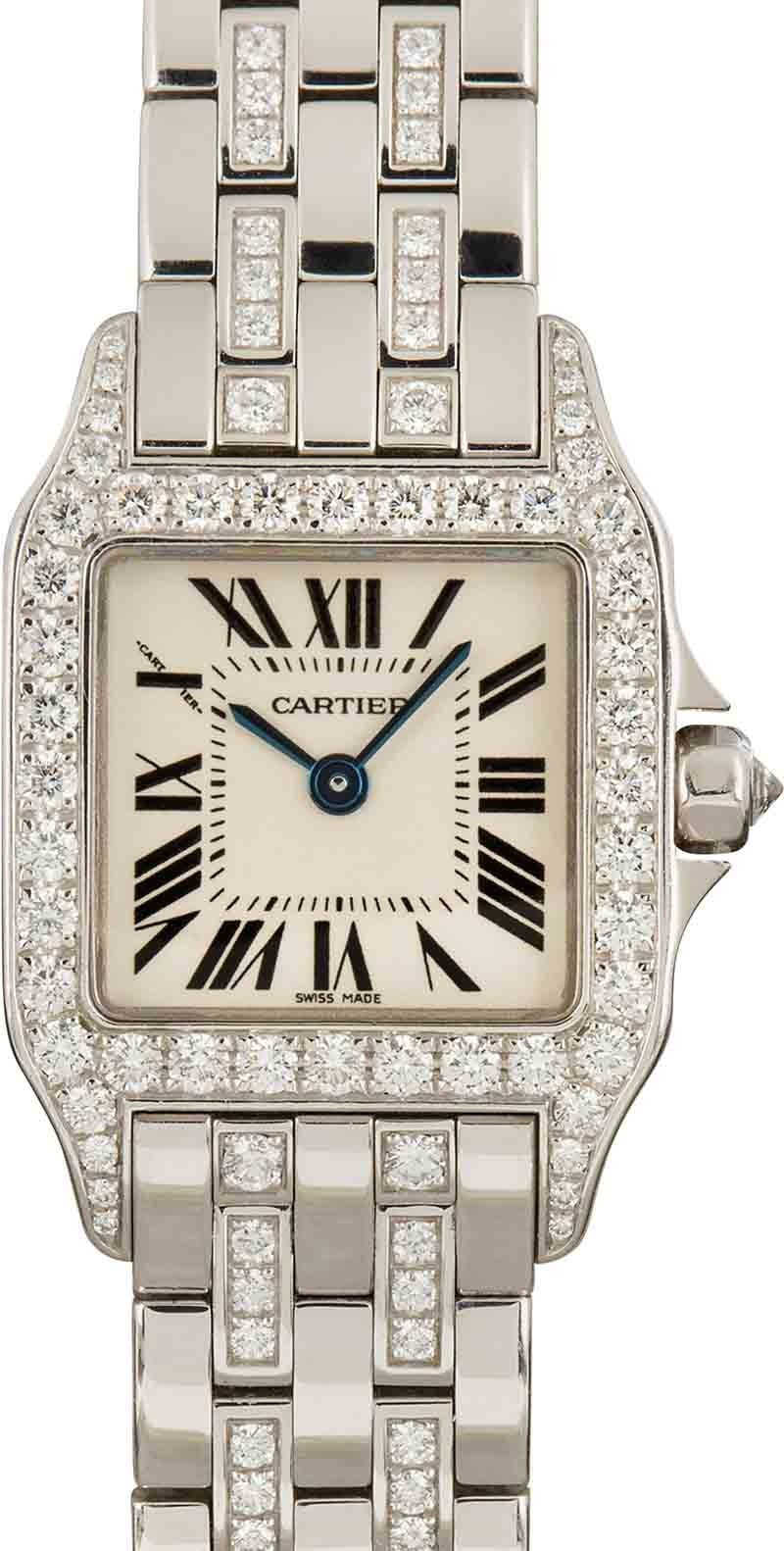 Cartier santos bracelet white gold store