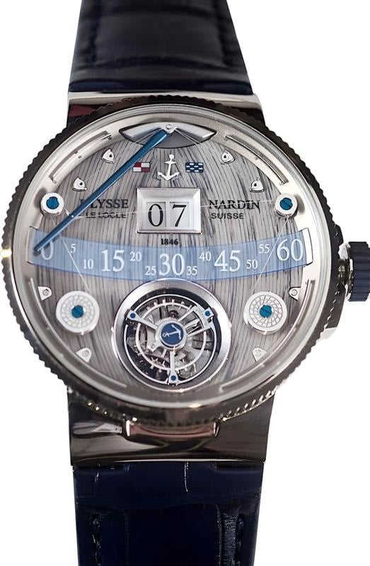 Buy Used Ulysse Nardin Marine 6309-300/GD | Bob's Watches - Sku: 662255